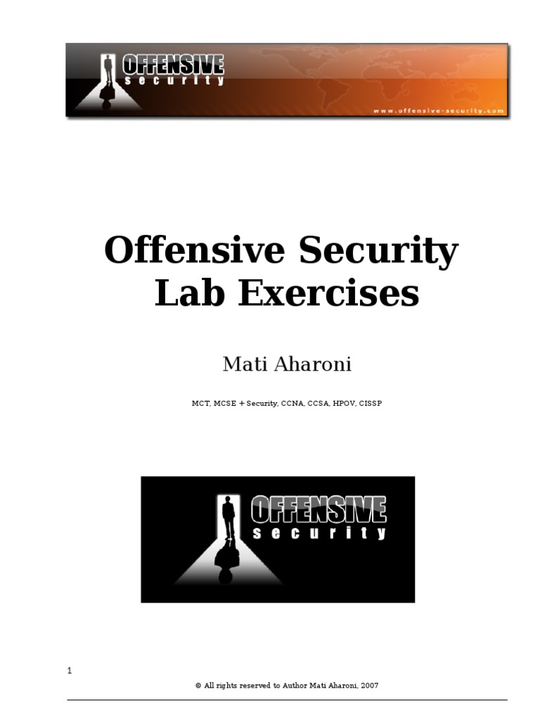 Offensive Security Lab Exercises: Mati Aharoni | PDF | Domain Name System | Cybercrime