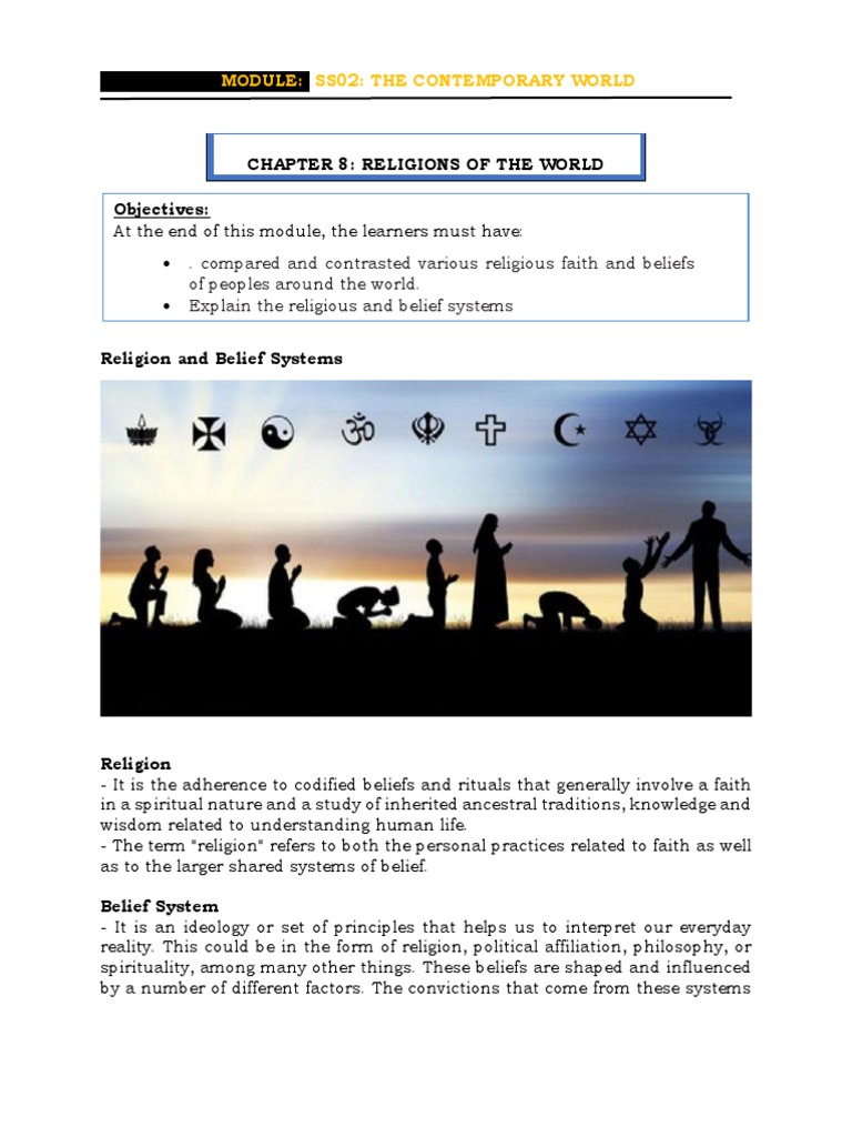 Chapter 8 - Religion of The World | PDF | Muhammad | God