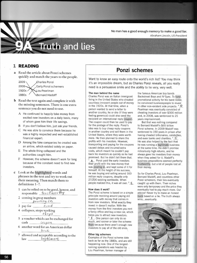 English Book 56-68 | PDF | Ponzi Scheme