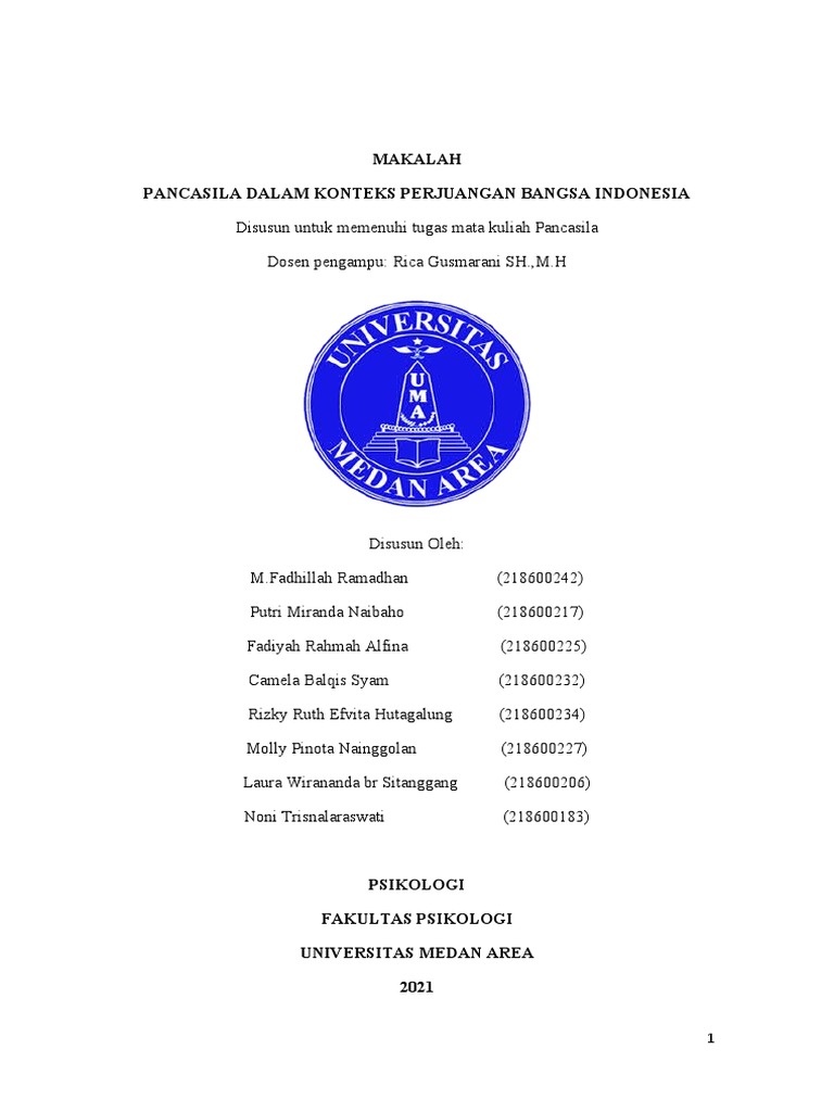 Makalah Pancasila Kel.2 | PDF | Agama & Spiritualitas