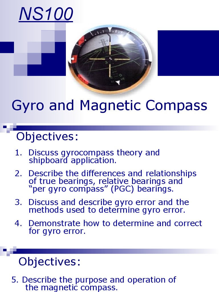 Gyro and Magnetic Compass | PDF | Compass | Computer Data