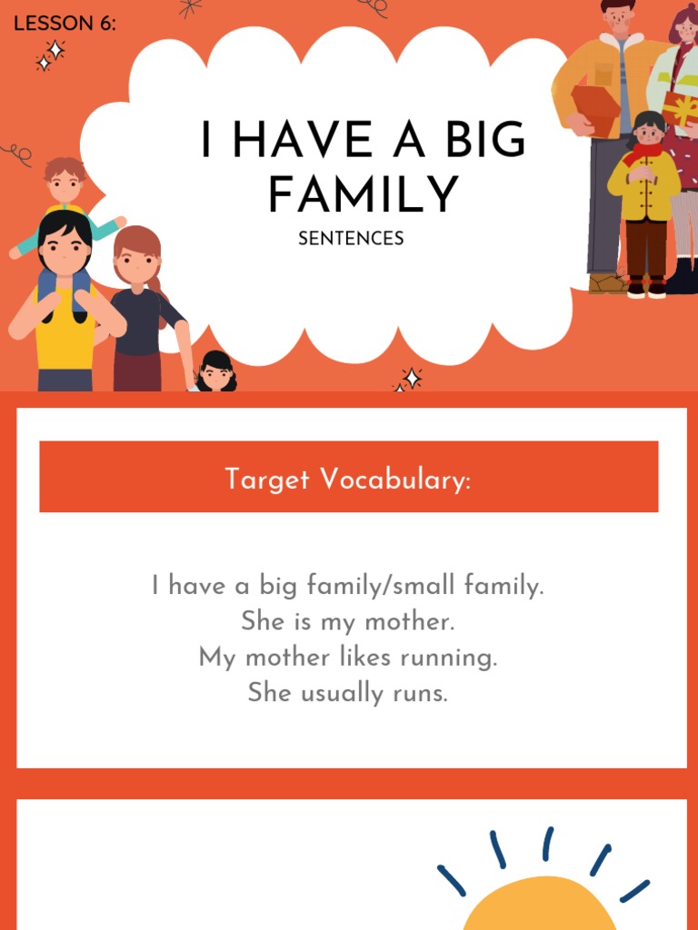 Lesson 6 - Describing People - Family | PDF