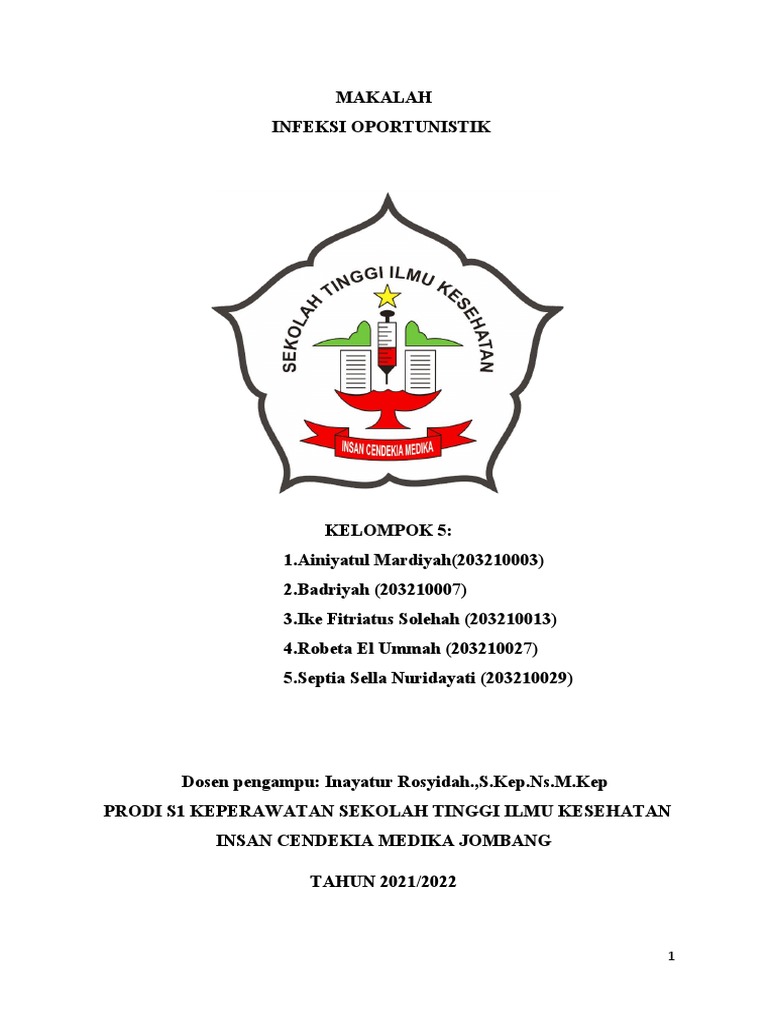 Makalah Kel.5 IDK 2 (Infeksi Opurtunistik) | PDF