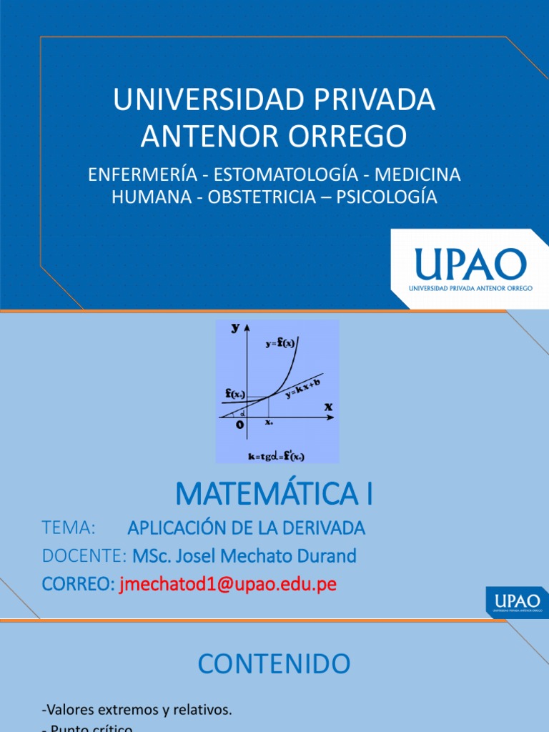 Semana 12 | PDF | Derivado | Conjunto convexo