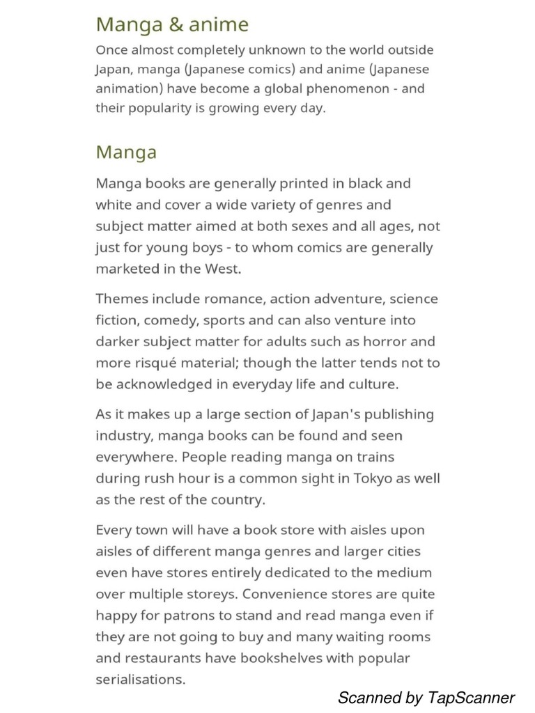 Anime Speech | PDF