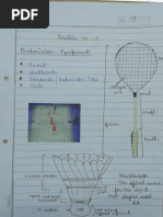 Badminton Sports Project | PDF | Racquet Sports | Athletic Sports