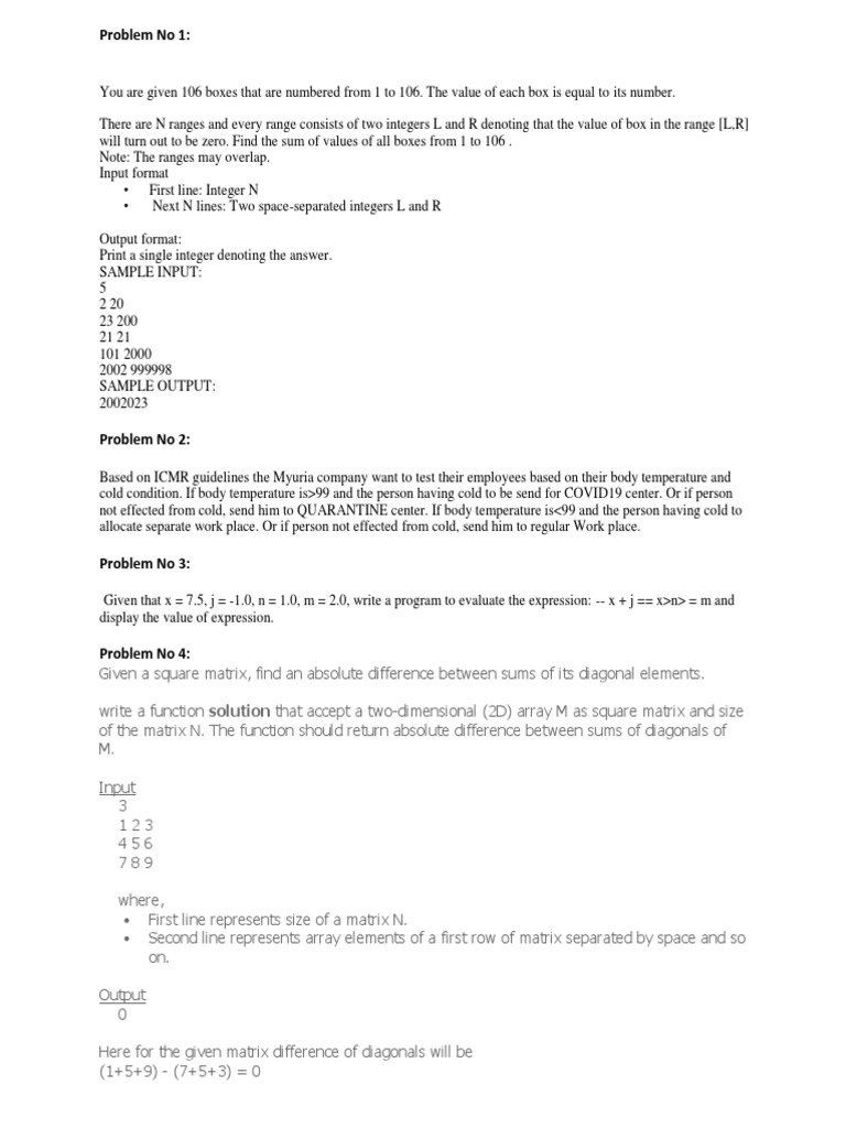Level 2 | Download Free PDF | Area | Matrix (Mathematics)