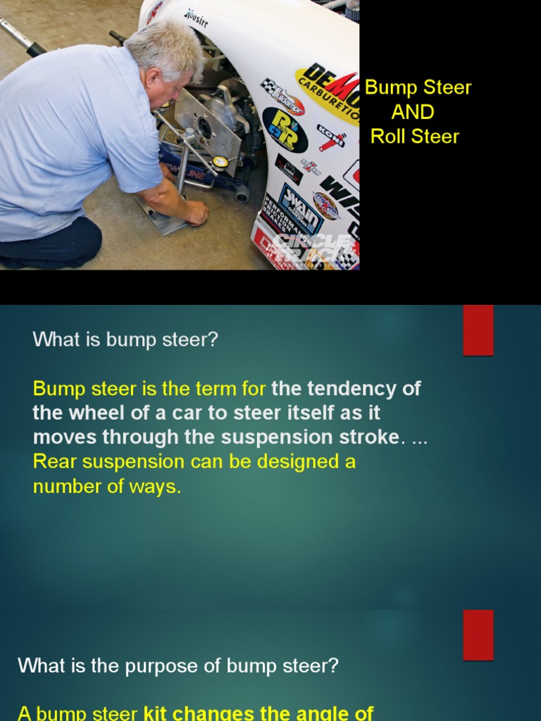Bump Steer AND Roll Steer | PDF | Business | Technology & Engineering
