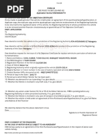 Form 28: No Objection Certificate Application | PDF | Vehicles | Lease