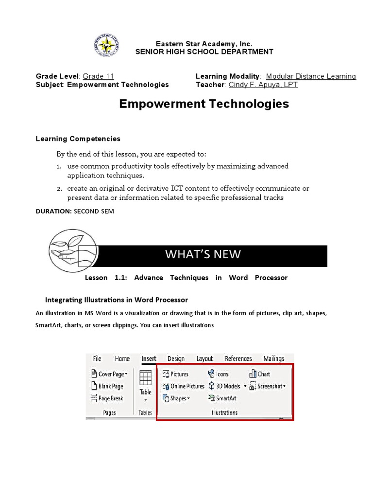 Empowerment Week1 4th | PDF | Microsoft Excel | Page Layout