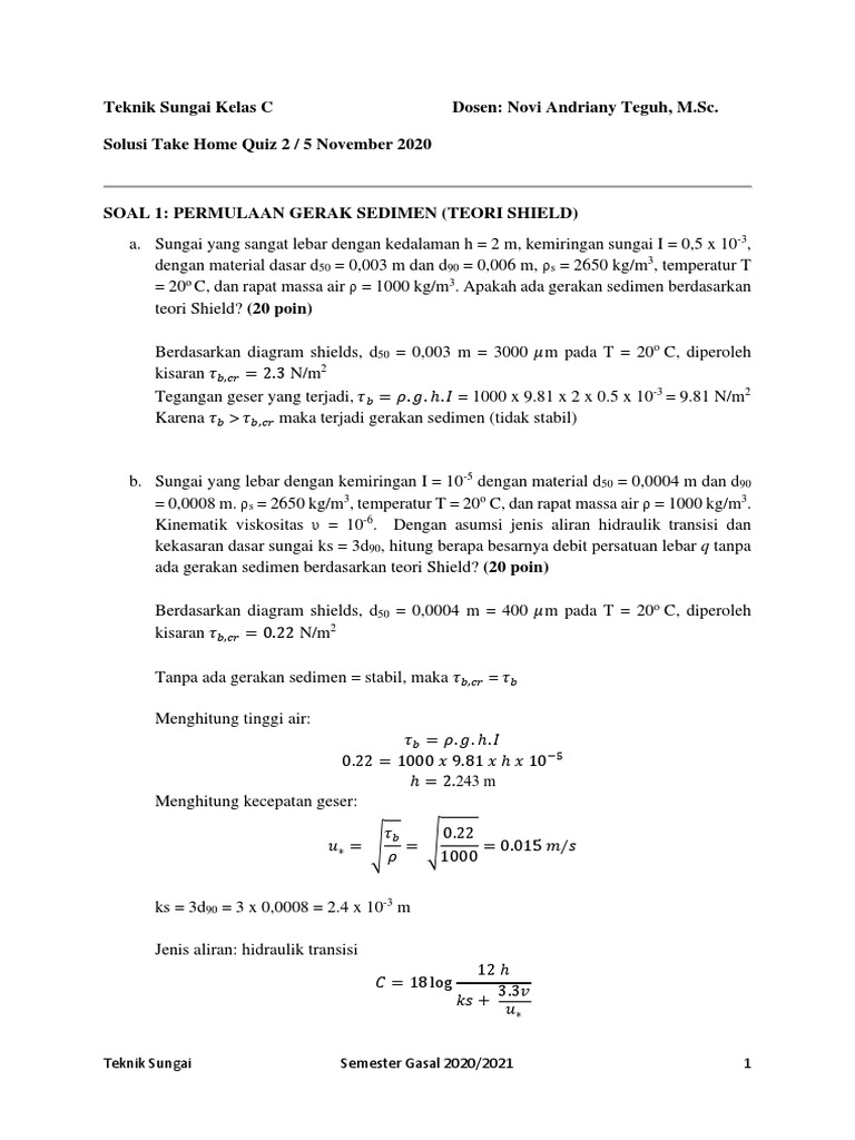 Solusi Take Home Quiz 2 | PDF | Metode & Bahan Ajar