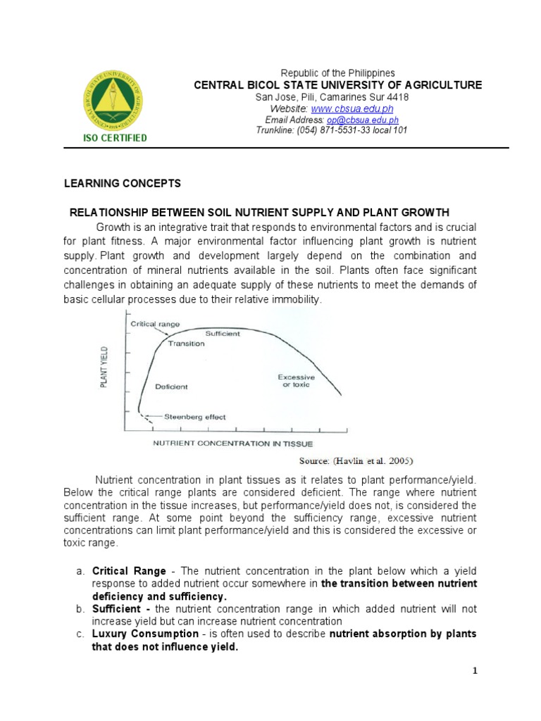 Soil Nutrient Dynamics and Plant Growth | PDF | Plant Nutrition | Soil