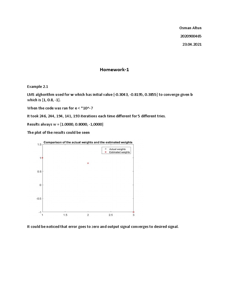HW 1 | PDF