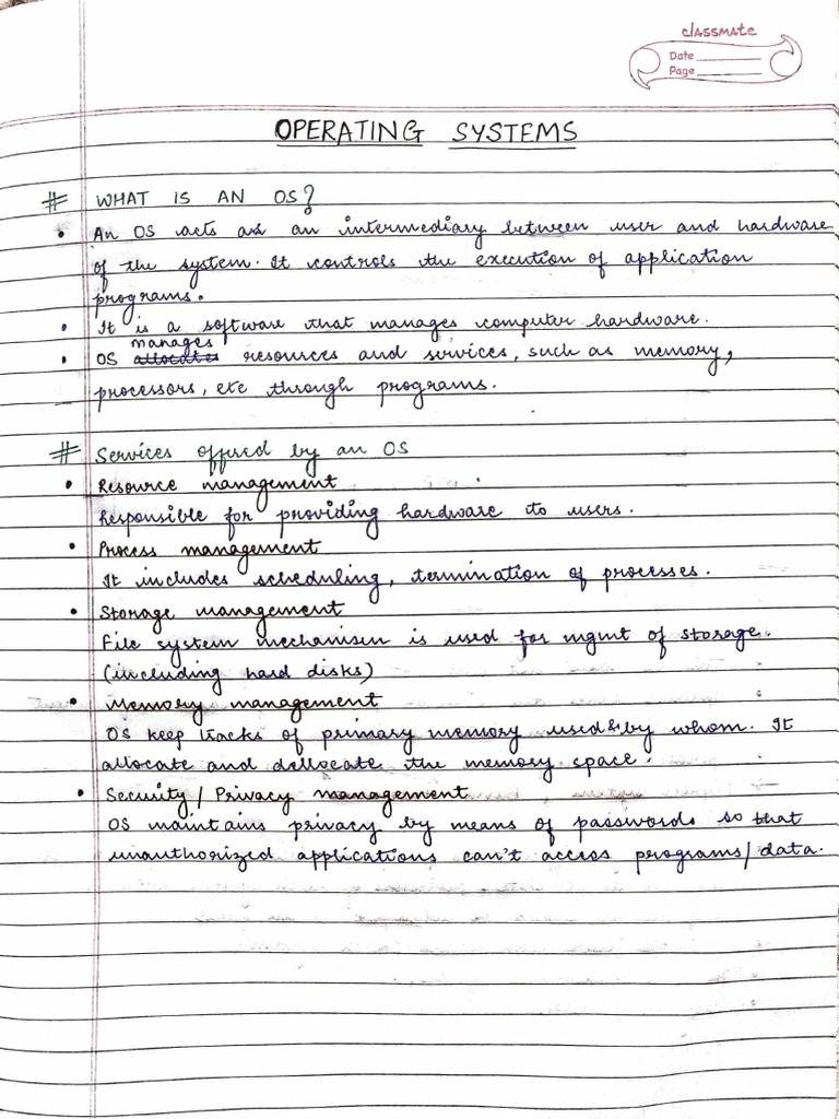 Operating System | PDF