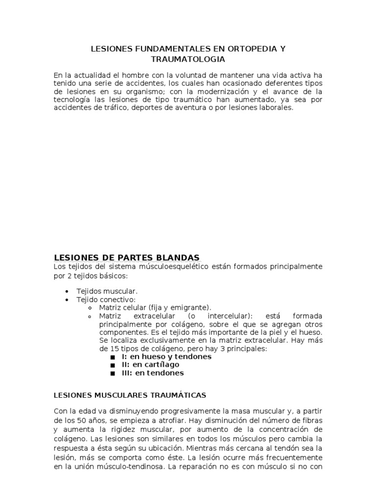 Lesiones Traumatológicas Esenciales | PDF | Rodilla | Codo