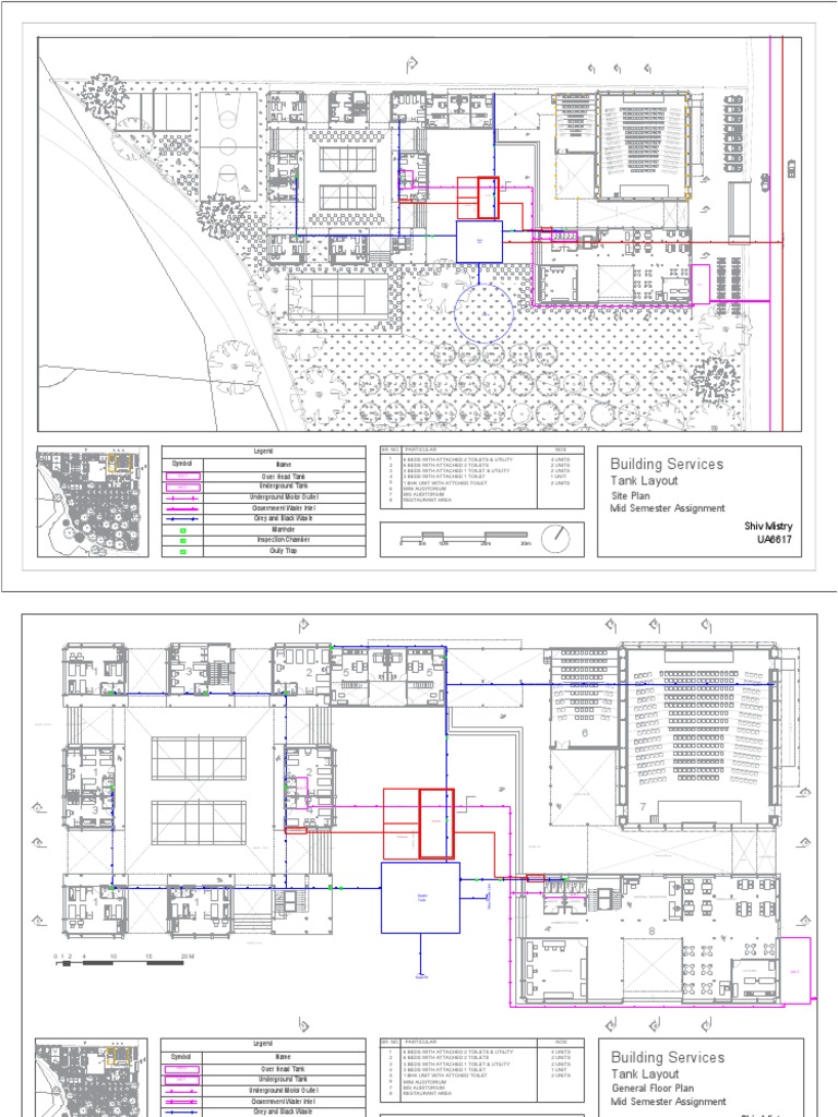 Building Services: Tank Layout | PDF | Infrastructure | Plumbing