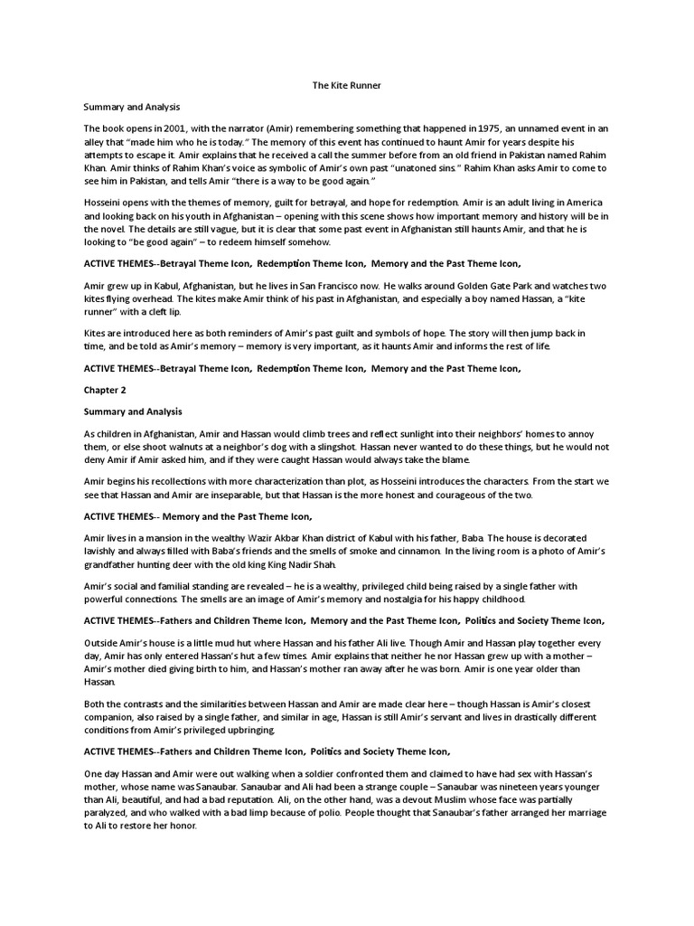 The Kite Runner | PDF