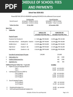 Euro Kids Fee Structure | PDF
