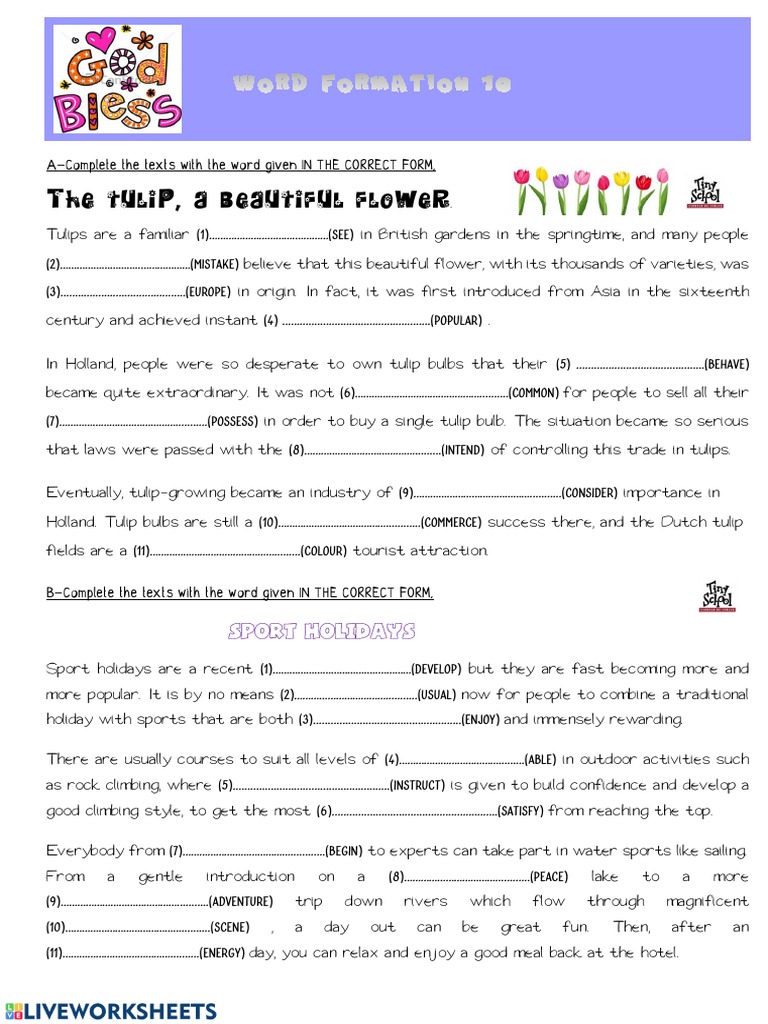 The Tulip, A Beautiful Flower | Download Free PDF | Tulip