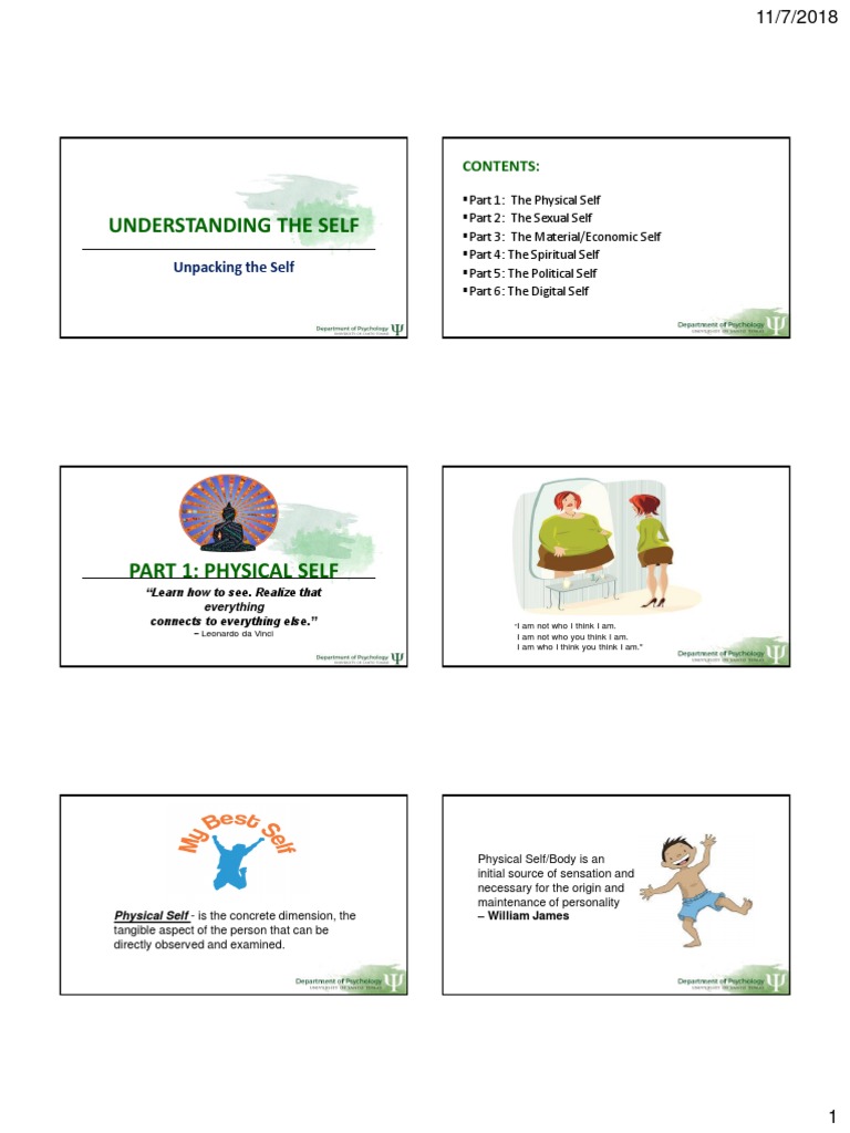 UTS Unit 2 Unpacking The Self | PDF | Sex Organ | Gender Studies