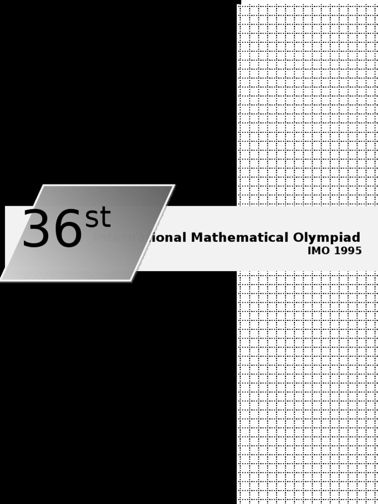 36th Imo 1995-Fix | PDF | Summation | Set (Mathematics)