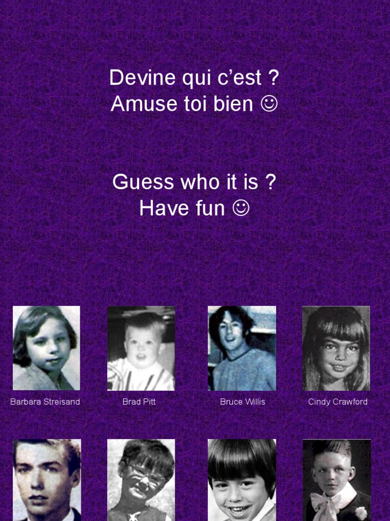 Devine Qui C'est ? Amuse Toi Bien | PDF