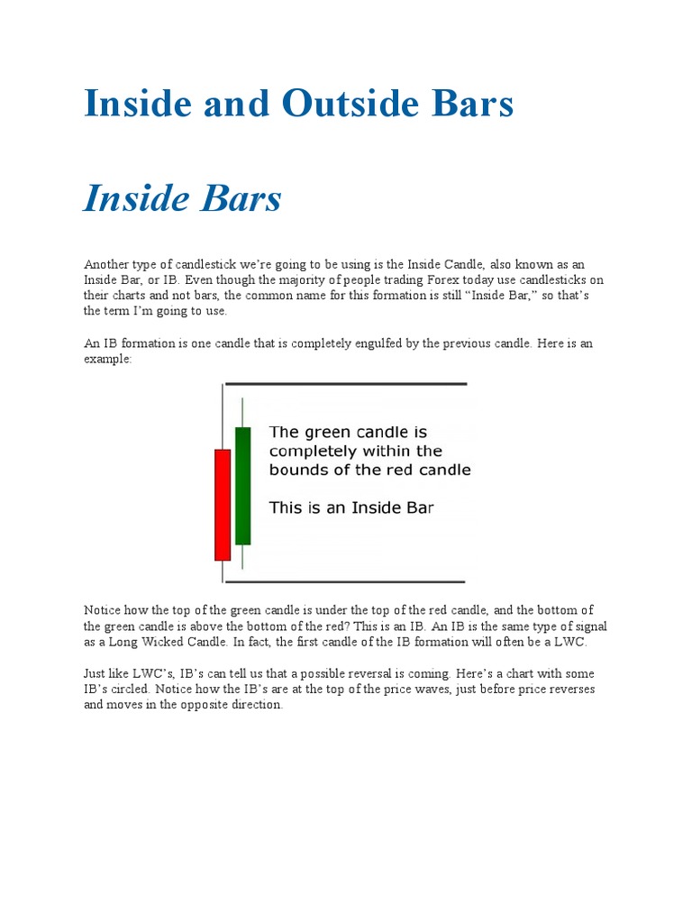 Inside and Outside Bars | PDF