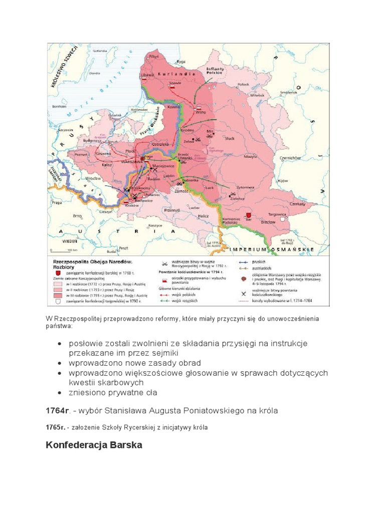 3 Rozbiory Polski | PDF