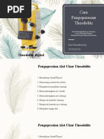Bagian dan Fungsi Theodolite | PDF