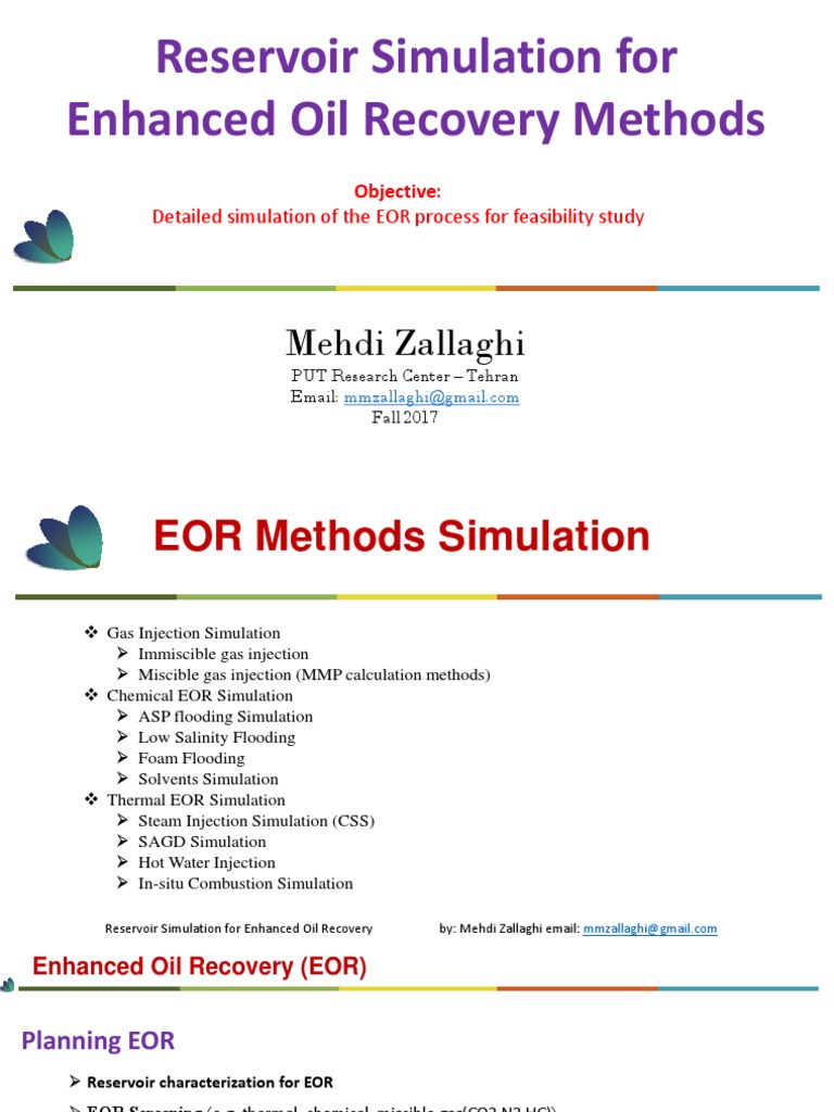 EOR Sim - MZA4 | PDF | Enhanced Oil Recovery | Petroleum Reservoir