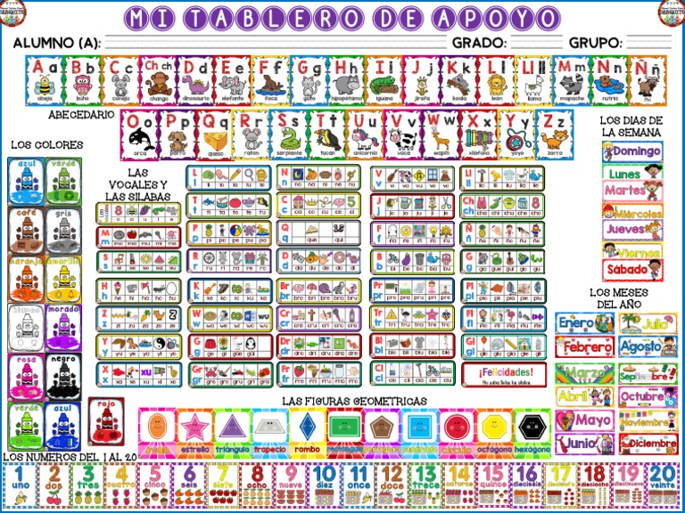 Tablero de Apoyo Xhunquitos | PDF