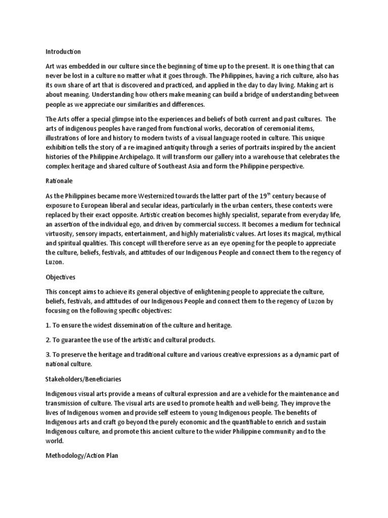 Concept Paper | PDF | Curator | Philippines