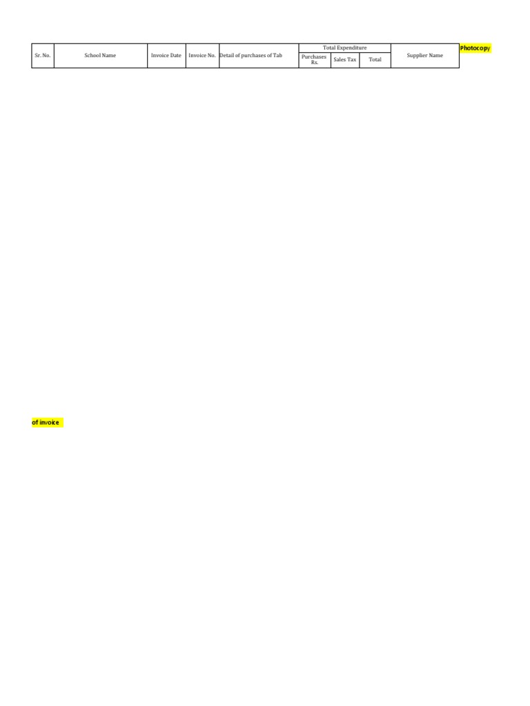 Proforma Audit NSB 2018-20 Clean | PDF | Invoice | Taxes