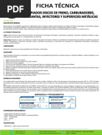 Ficha Tecnica Agua Acidulada | PDF | Agua | Química
