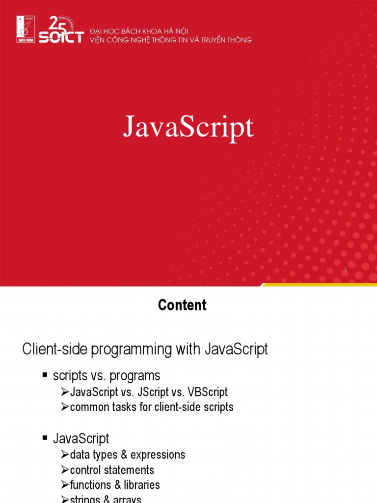 Lec 04 Javascript | PDF | Java Script | Html Element