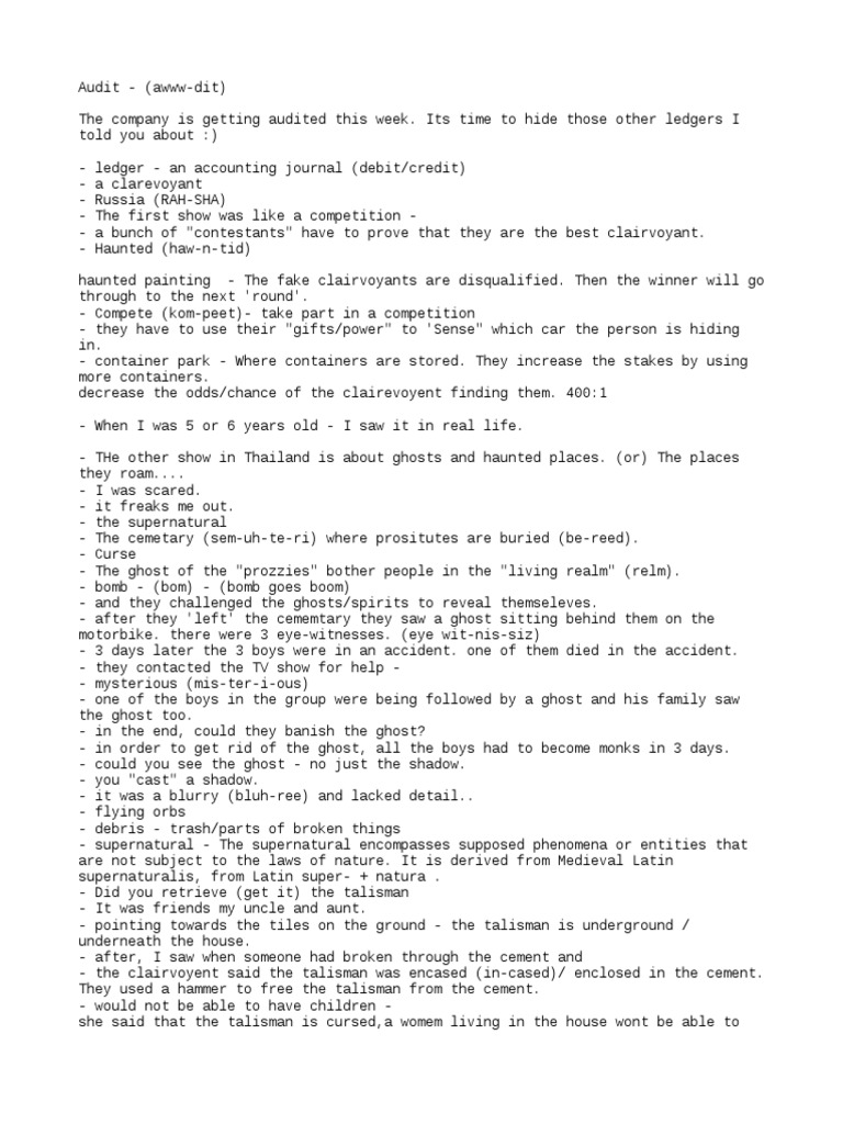 MR Luc - English 25-08 Supernatural | PDF | Ghosts