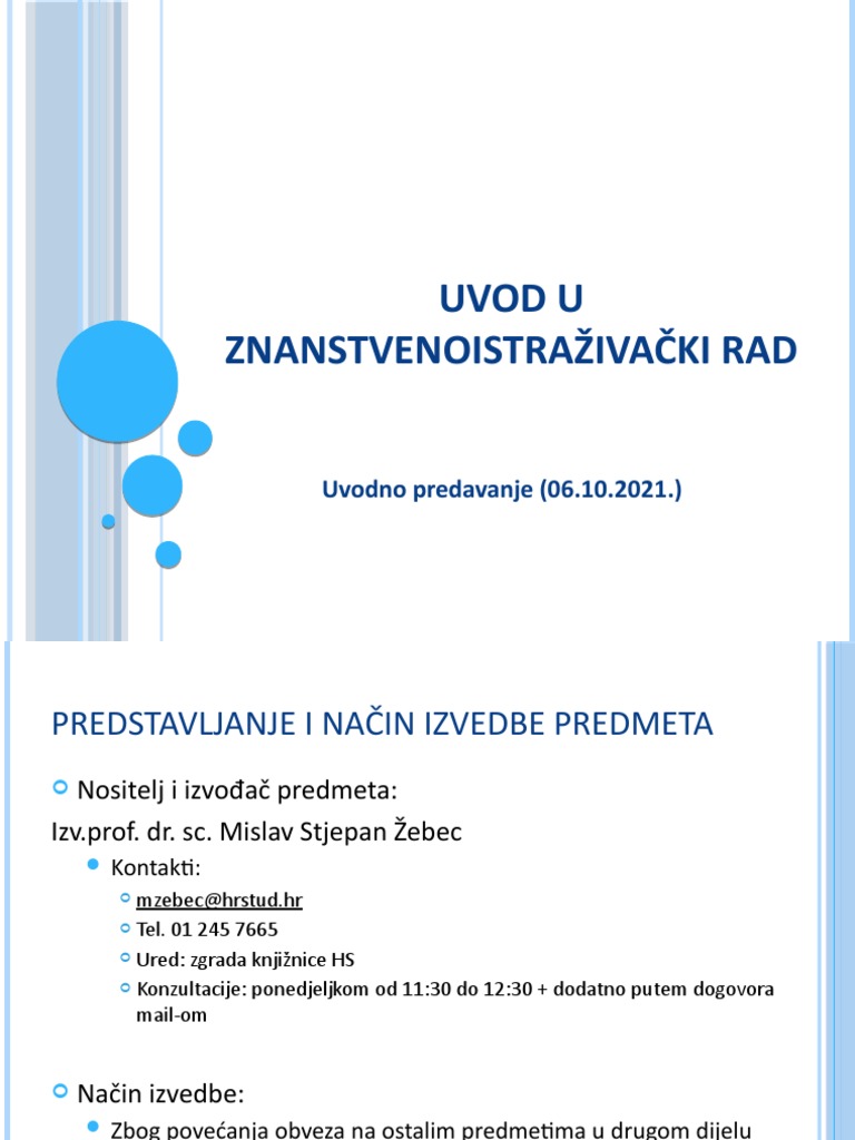 Predav01 UZIR 2021-2022 | PDF