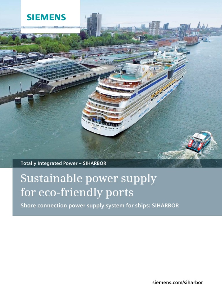 Sustainable Power Supply For Eco-Friendly Ports | PDF | Electrical Grid ...