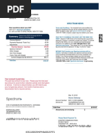 Spectrum Bill | PDF | Fee | Cheque