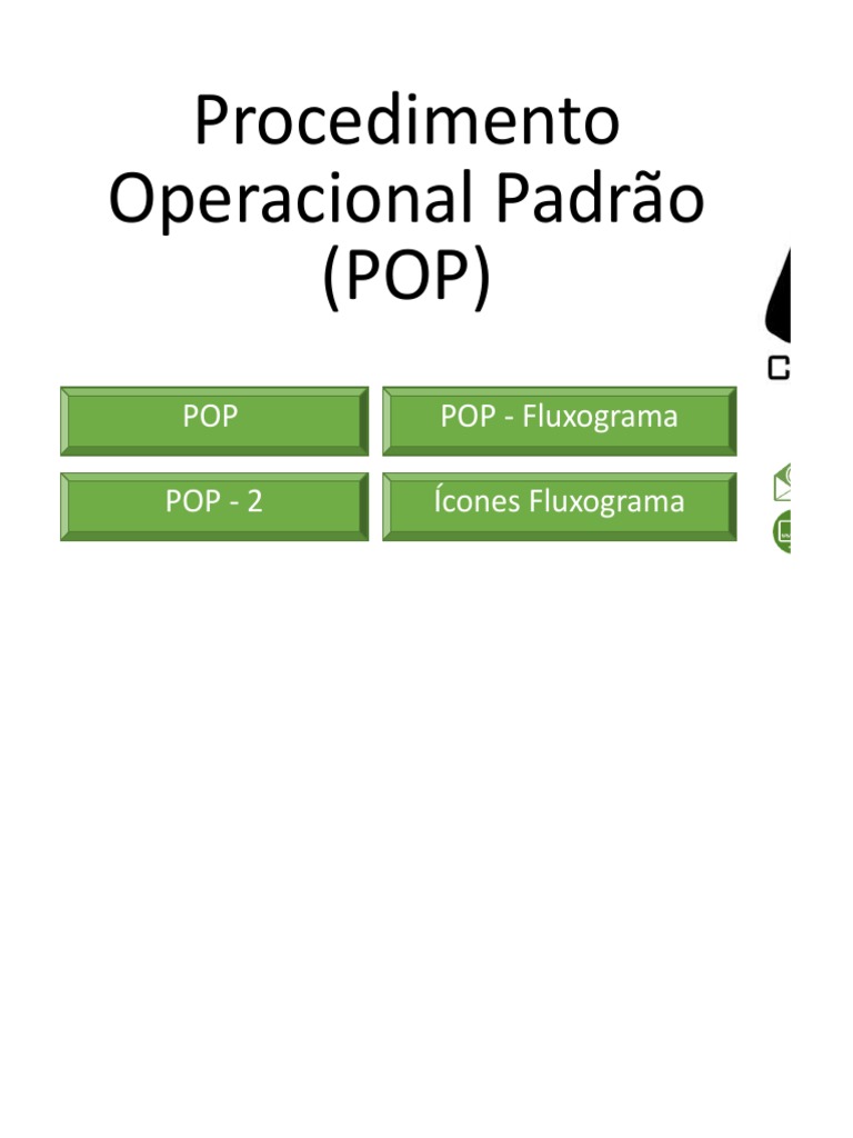 POP - Procedimento Operacional Padr o | PDF