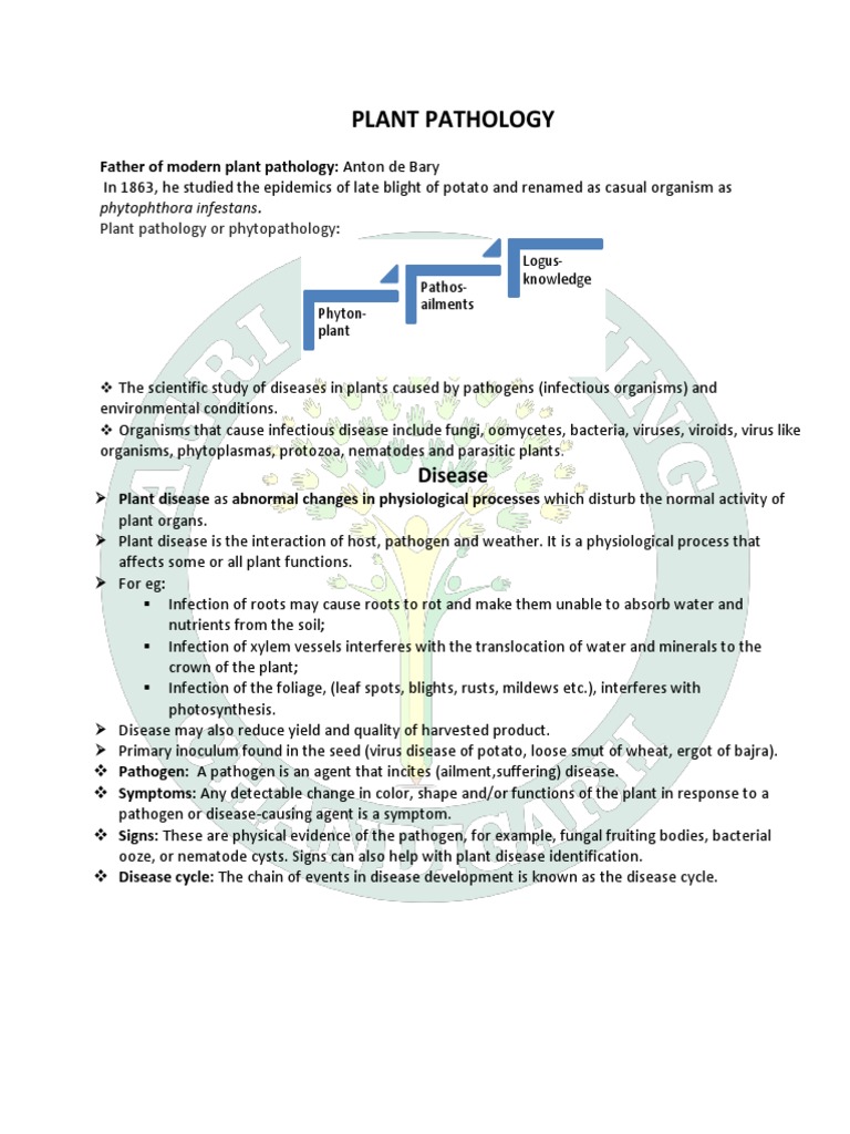 Plant Pathology | PDF | Plant Pathology | Pathogen Plant Pathology | PDF | Plant Pathology | Pathogen