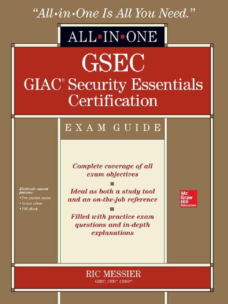 GSEC GIAC Security Essentials Certification Exam Guide | PDF | Network ...