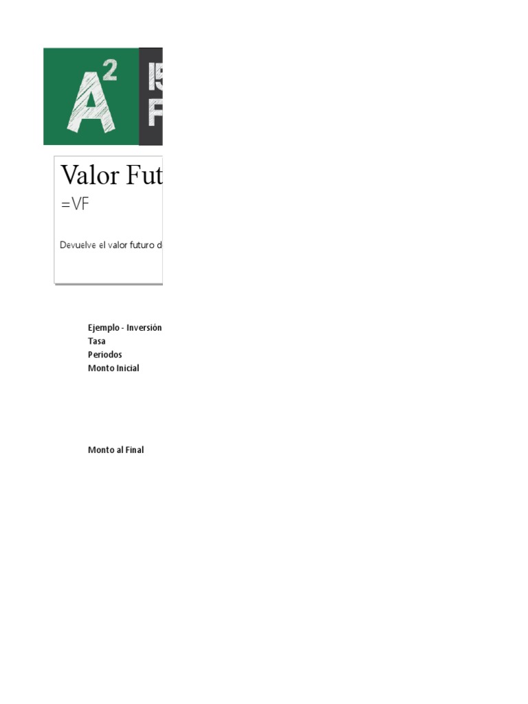 Fórmulas Financieras en Excel | PDF | Depreciación | Contabilidad ...