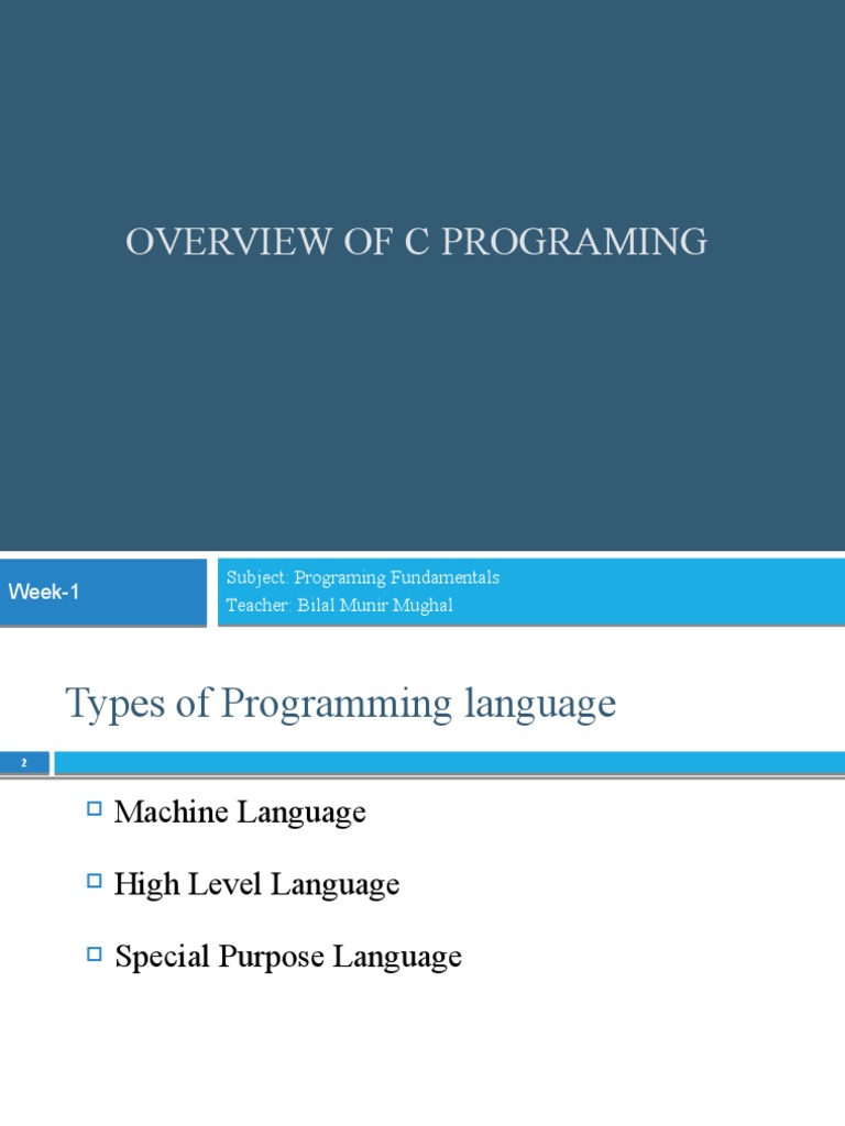 Week - 1 | PDF | Subroutine | Computer Programming