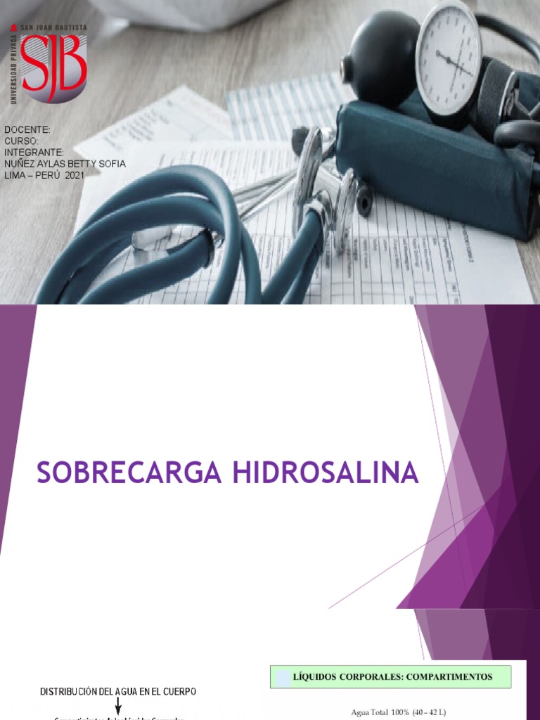 Sobrecarga Hidrosalina | PDF