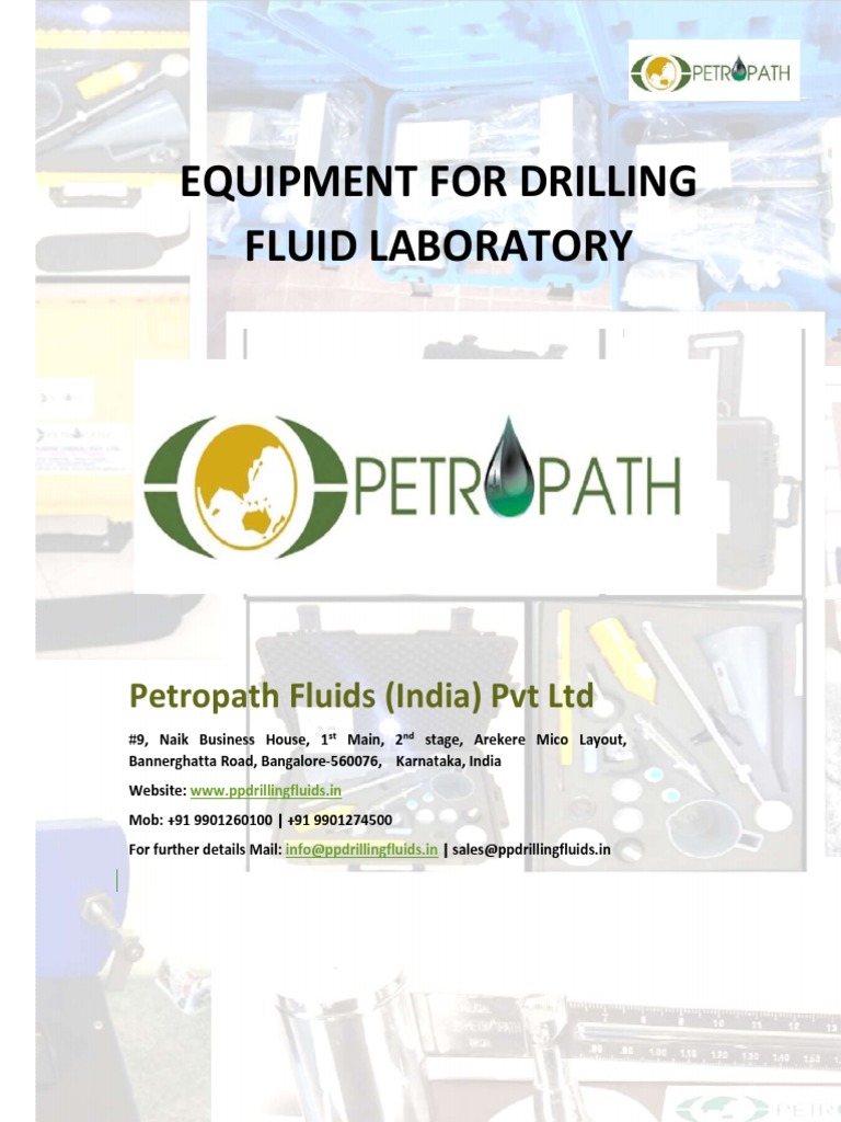Mud Lab Equipment | PDF | Emulsion | Ph