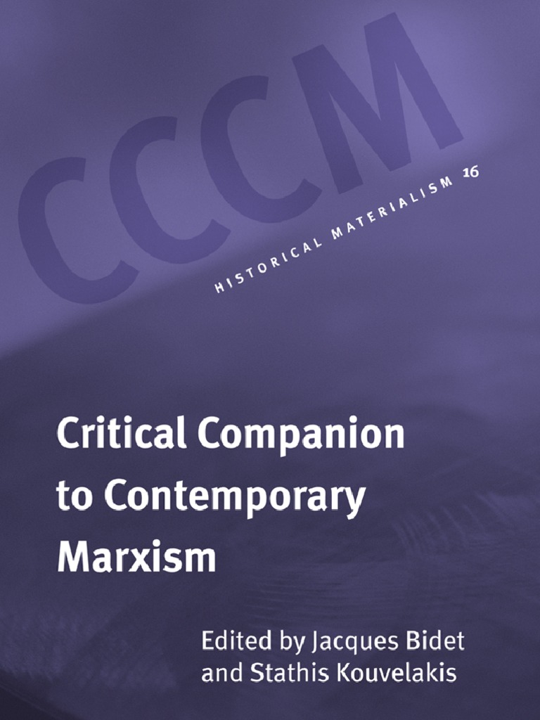 Critical Companion To Contemporary Marxism | PDF | Art | History