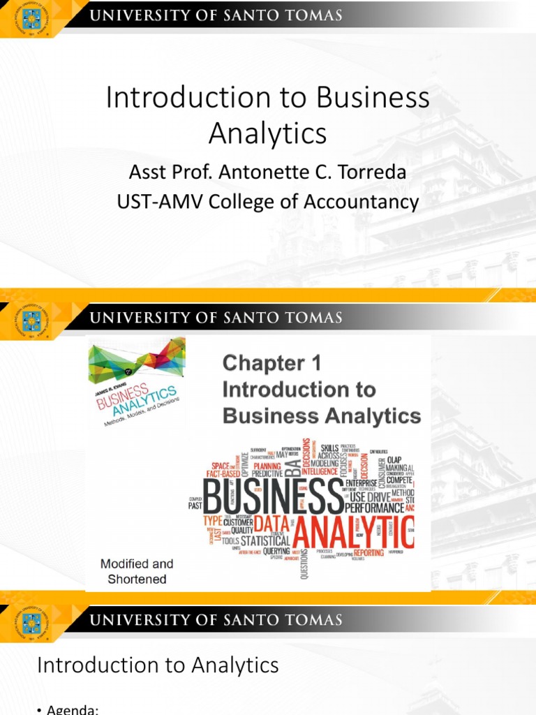 Module 1 - Introduction To Business Analytics (Autosaved) | PDF ...
