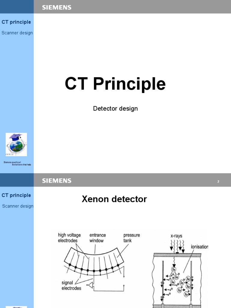 1 Detector Principle | PDF | Ct Scan | Detector (Radio)