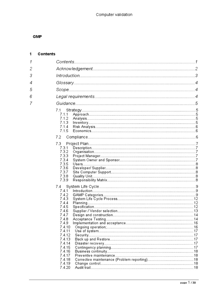 CSV Full Document PDF | PDF | Verification And Validation ...